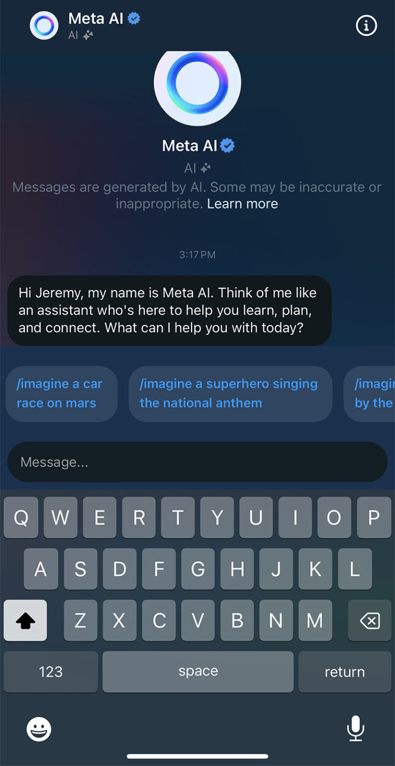 Meta Adds AI Chatbot to Instagram That Can Generate Images | PetaPixel