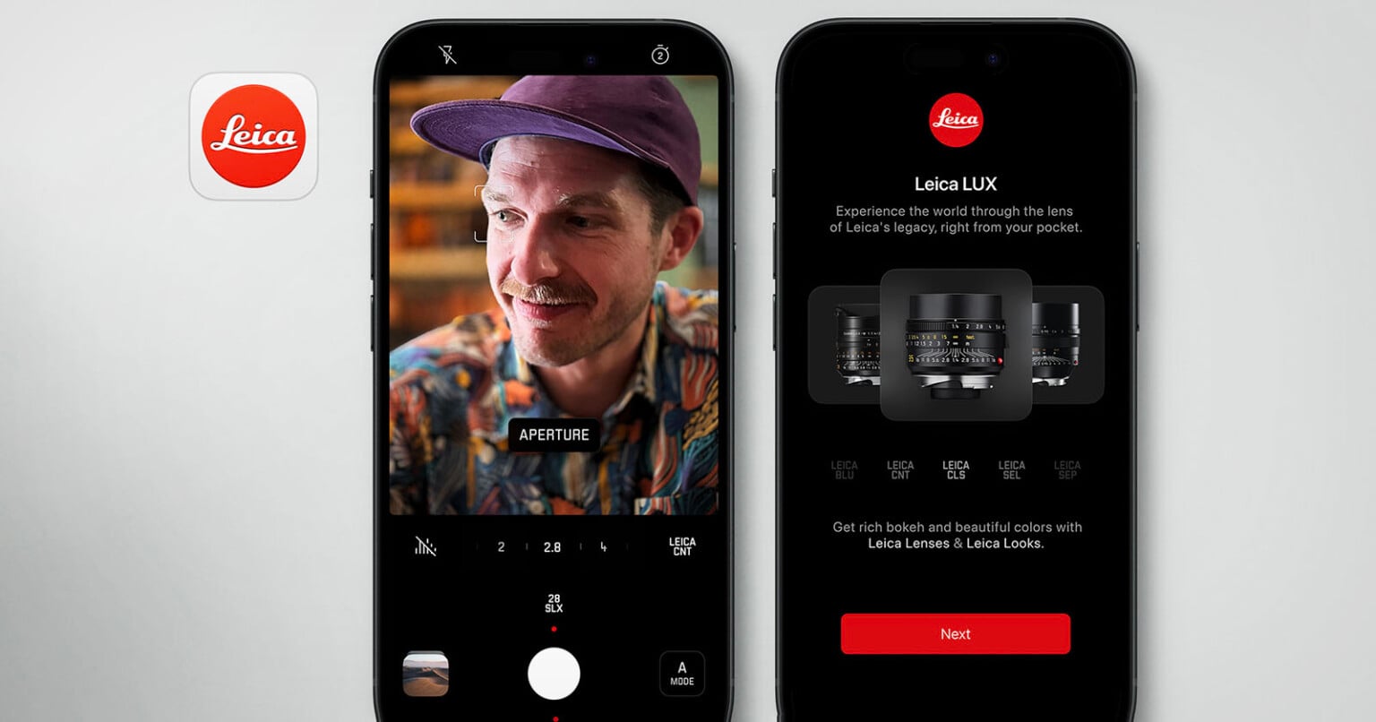 Leica LUX Is an iPhone Camera App With Leica Style and Lens Simulations ...