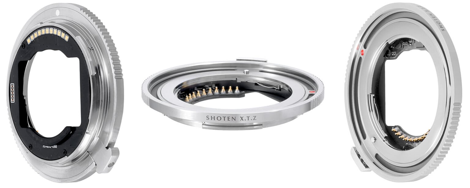 The Shoten XTZ Autofocus Adapter Converts X Mount Lenses to Nikon Z ...