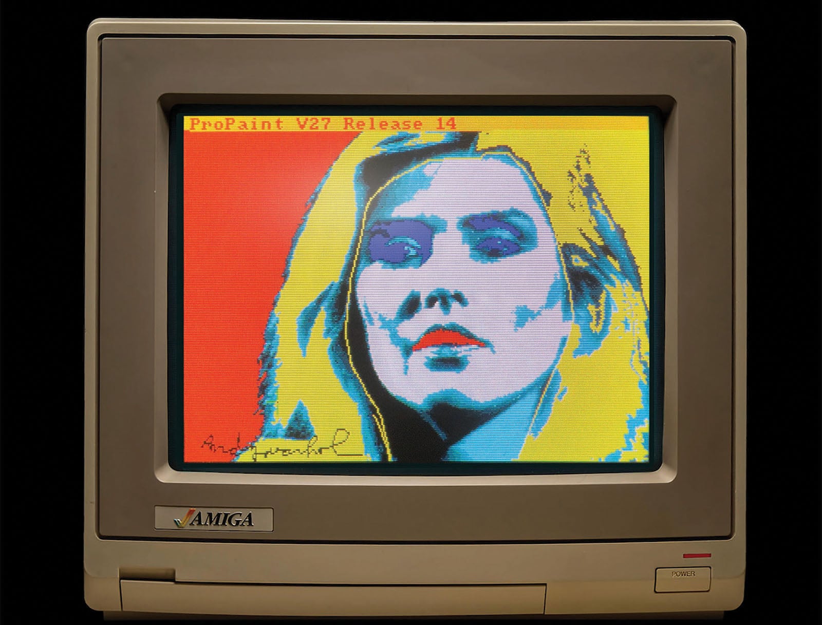 Rare Digital Portrait by Andy Warhol for Sale for $26 Million | PetaPixel