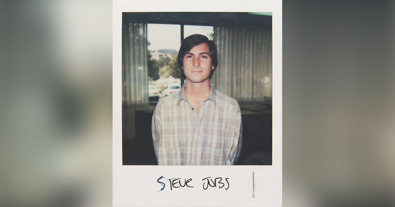 Rare Signed Polaroid of a Young Steve Jobs Sells for $12,500 | PetaPixel