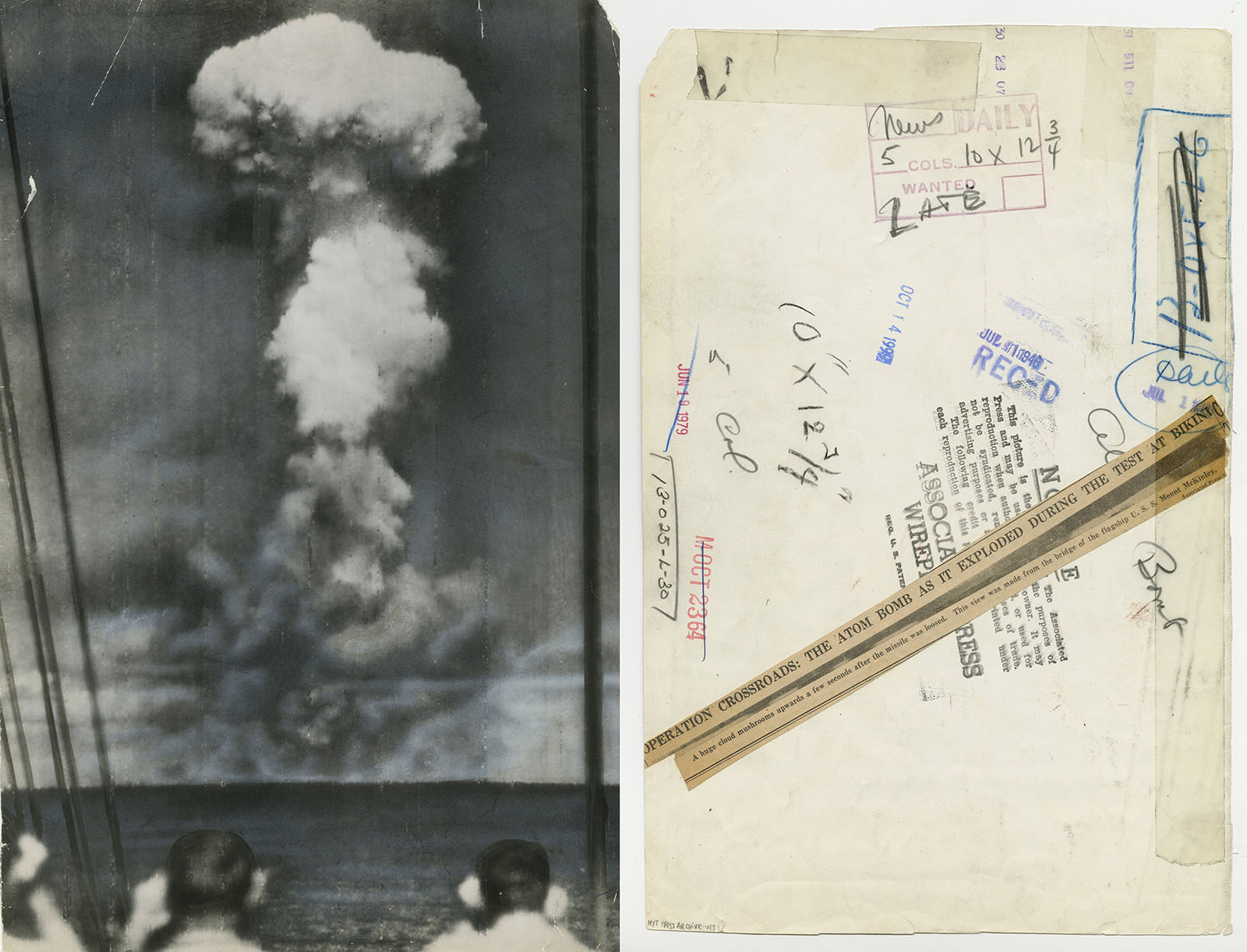 A Rare Look at Iconic News Photos Along With Original Editors' Notes ...