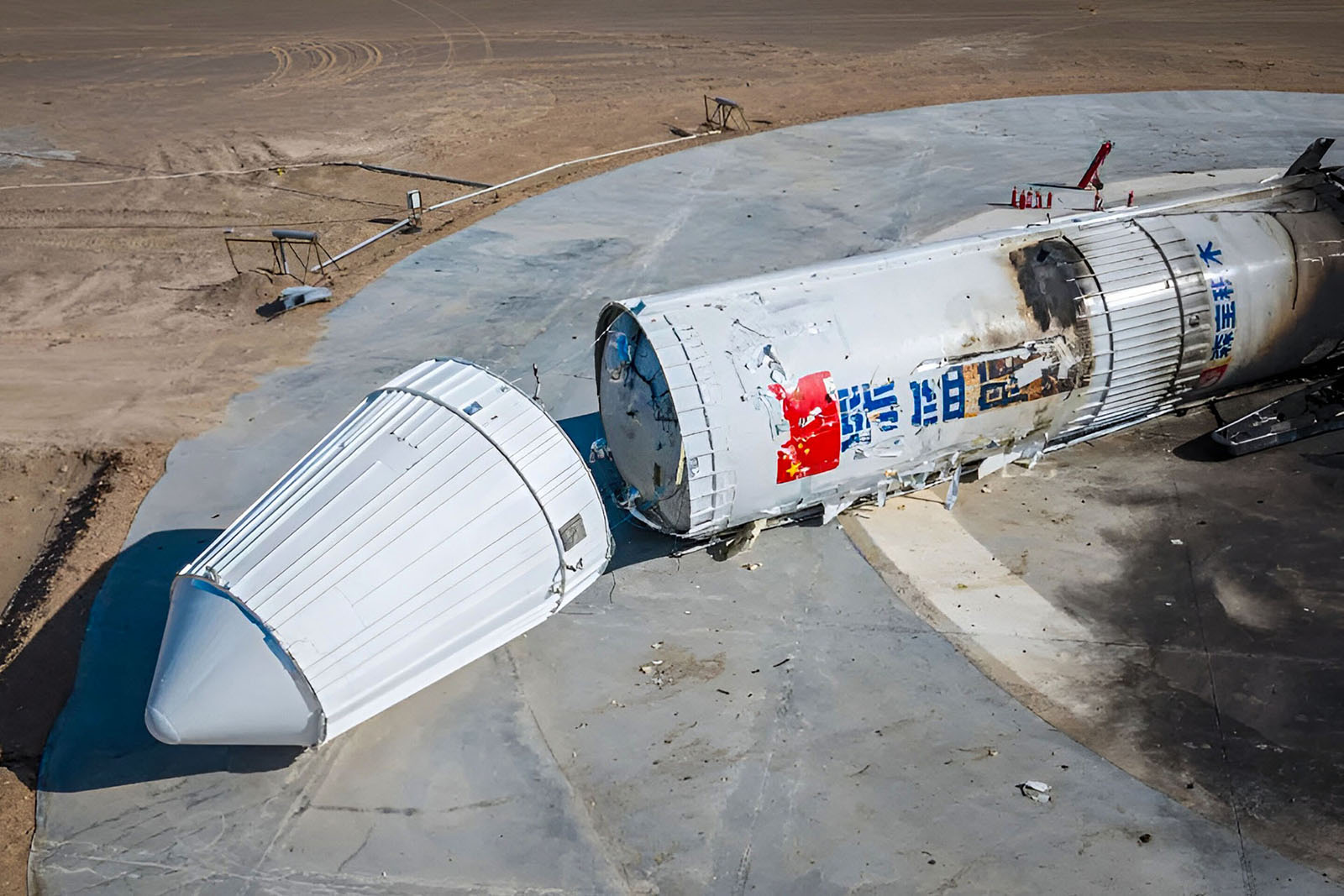 Incredible Drone Footage Captures the Moment Chinese Rocket Explodes ...