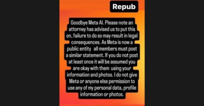 No, This Viral 'Goodbye Meta AI' Post Won't Protect Your Photos | PetaPixel