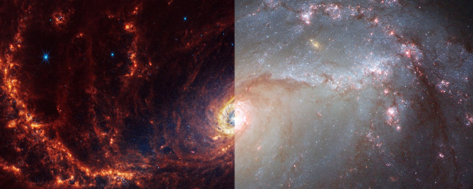 Spiral Galaxy 50 Million Light-Years Away Delivers Stellar Light Show ...