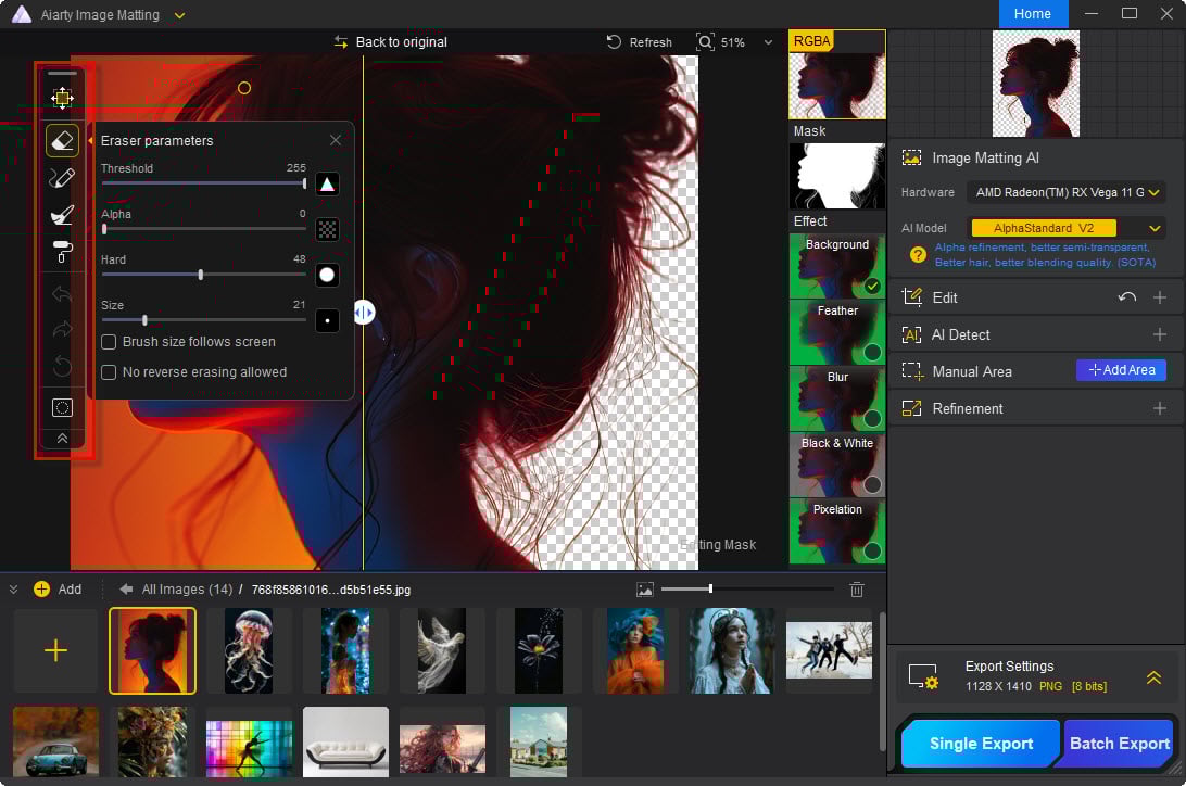 Aiarty Image Matting: Remove Any Background with AI Precisely for ...