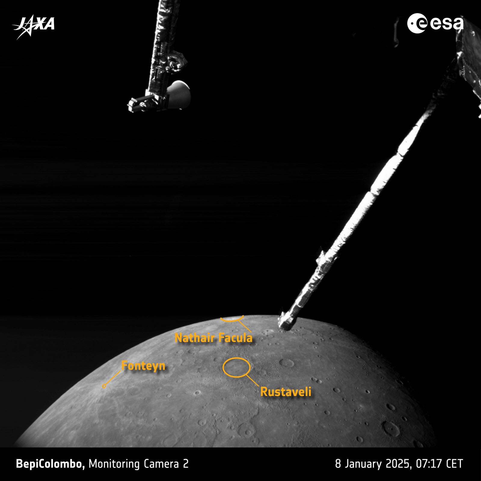 The Three Best Photos From BepiColombo's Historic Mercury Flyby | PetaPixel