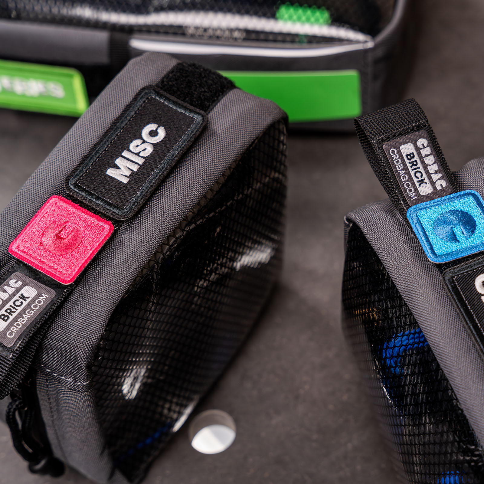 CRDBAG's Bricks Are Large Organizational Pouches With Velcro Labels ...