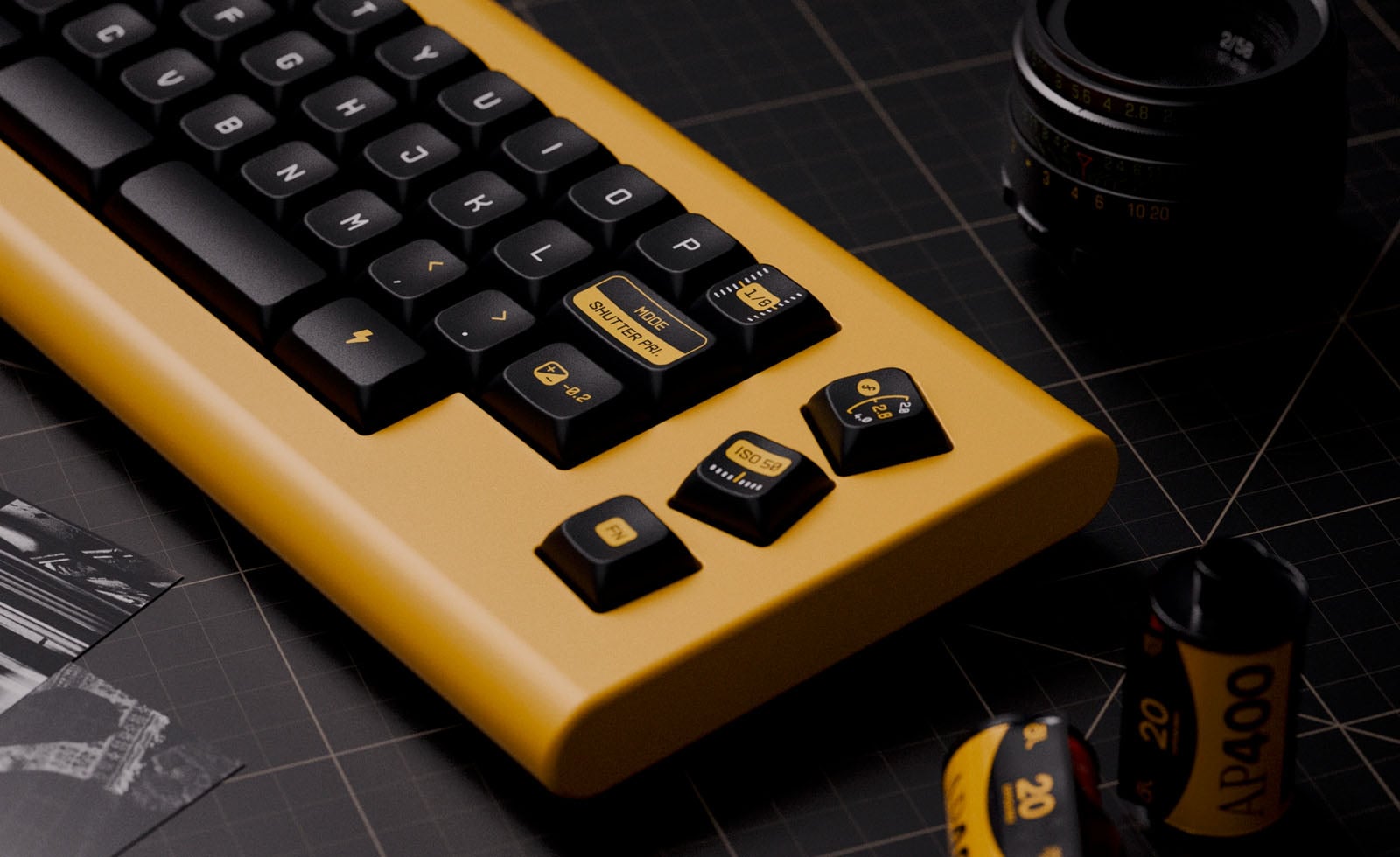 'Aperture Priority' Keycaps Are for Fans of Keyboards and Cameras ...