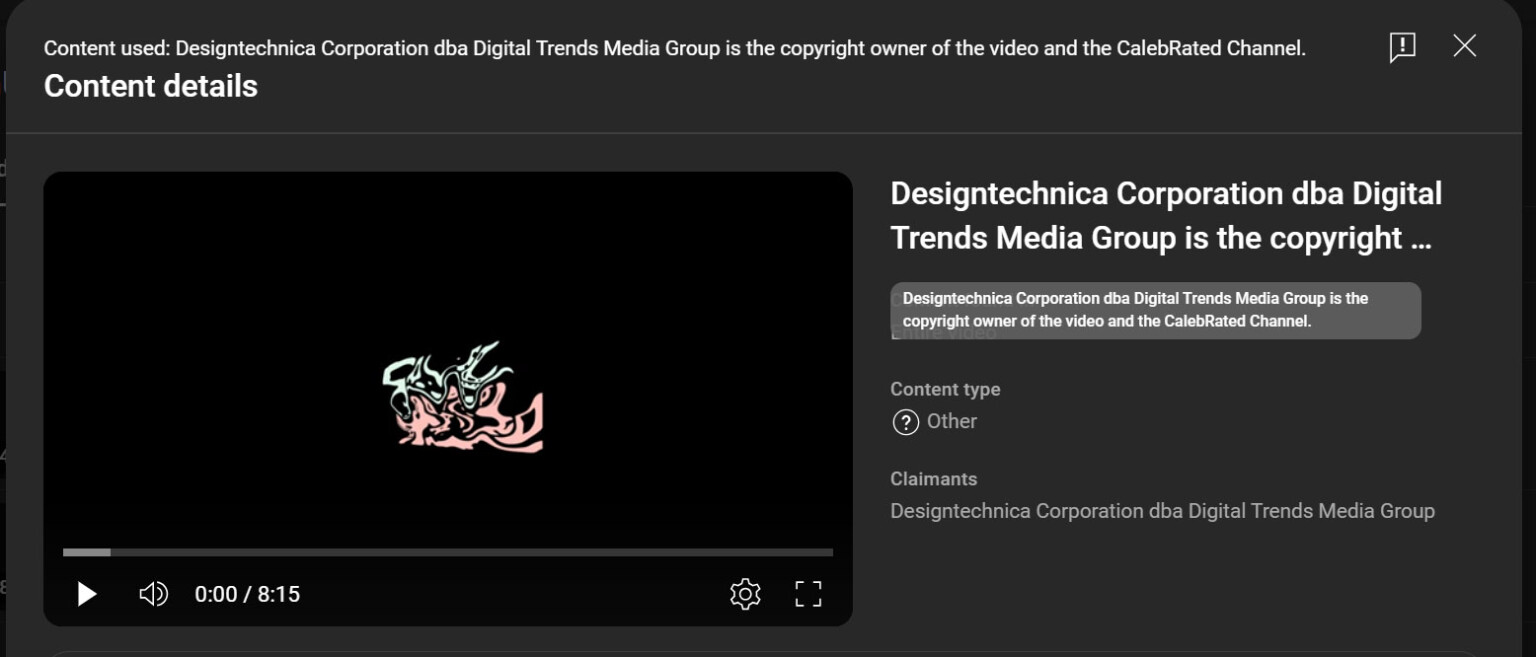 Digital Trends Used Copyright Strikes to Take Down YouTuber Caleb ...