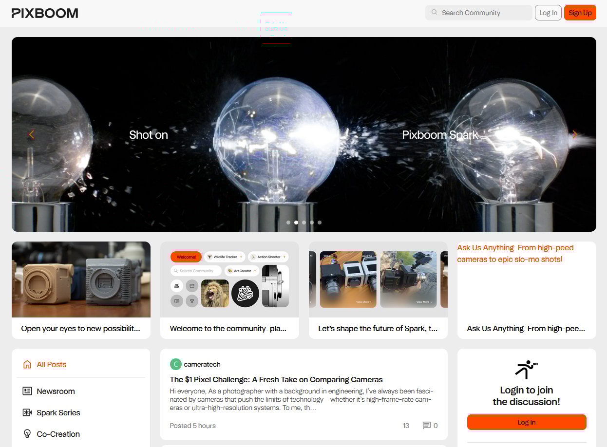 The Internet Is Helping Design Pixboom's Debut High-Speed Camera | PetaPixel