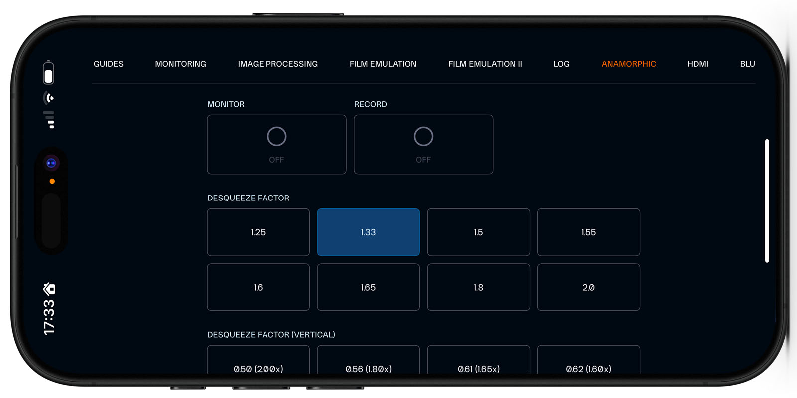 iPhone Camera App Pearla Desqueezes Mobile Anamorphic Lenses | PetaPixel