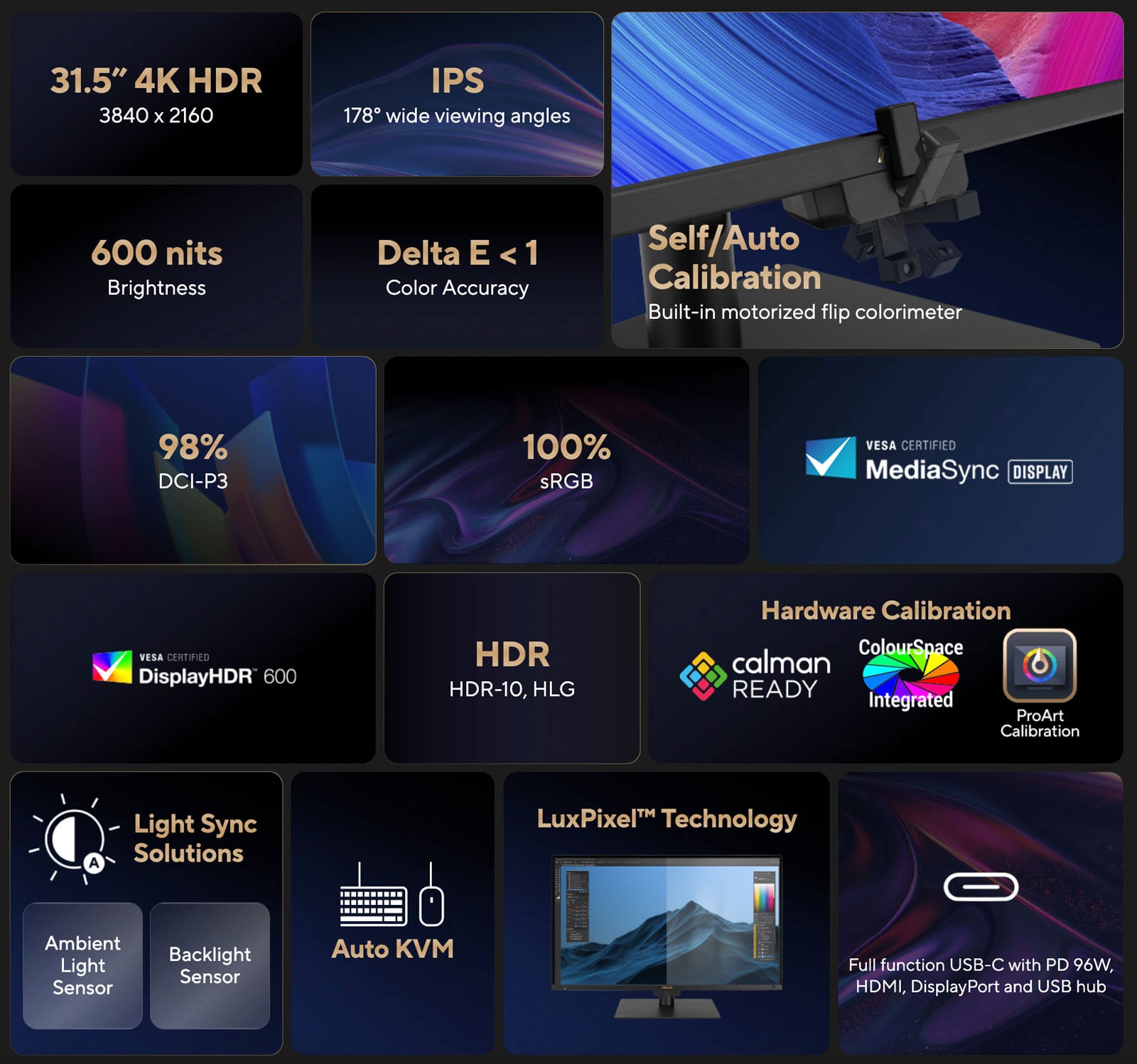 Asus' New 4K HDR Monitors Make Pro Photo and Video Performance More ...