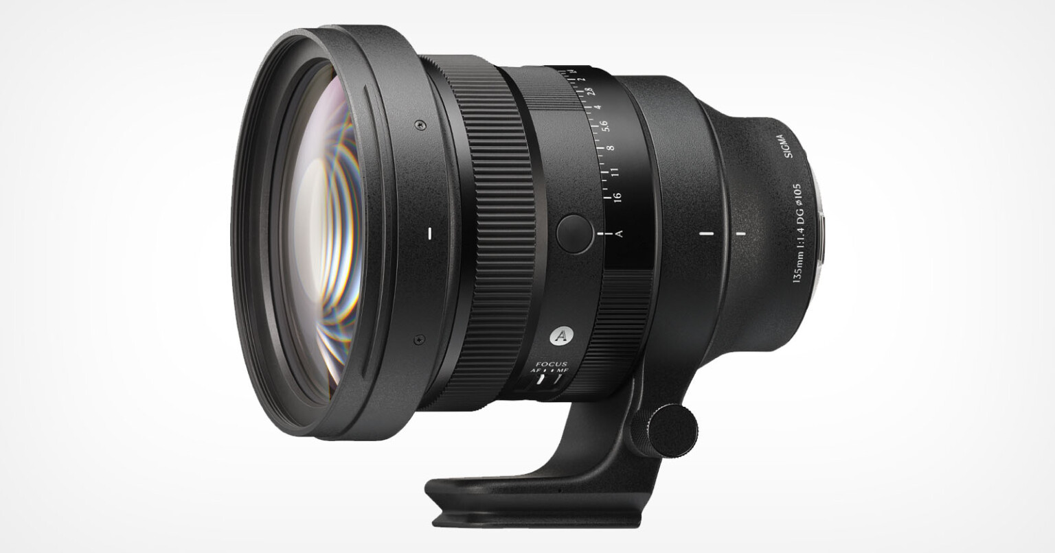 The Sigma 135mm f/1.4 Artwork Is a First-of-Its Type for Trendy Cameras ...