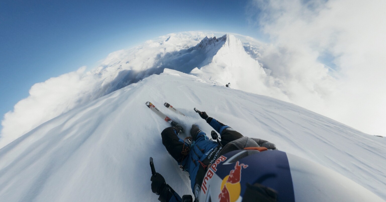 Incredible Photos Show First Person to Ski Down Everest Without Oxygen ...