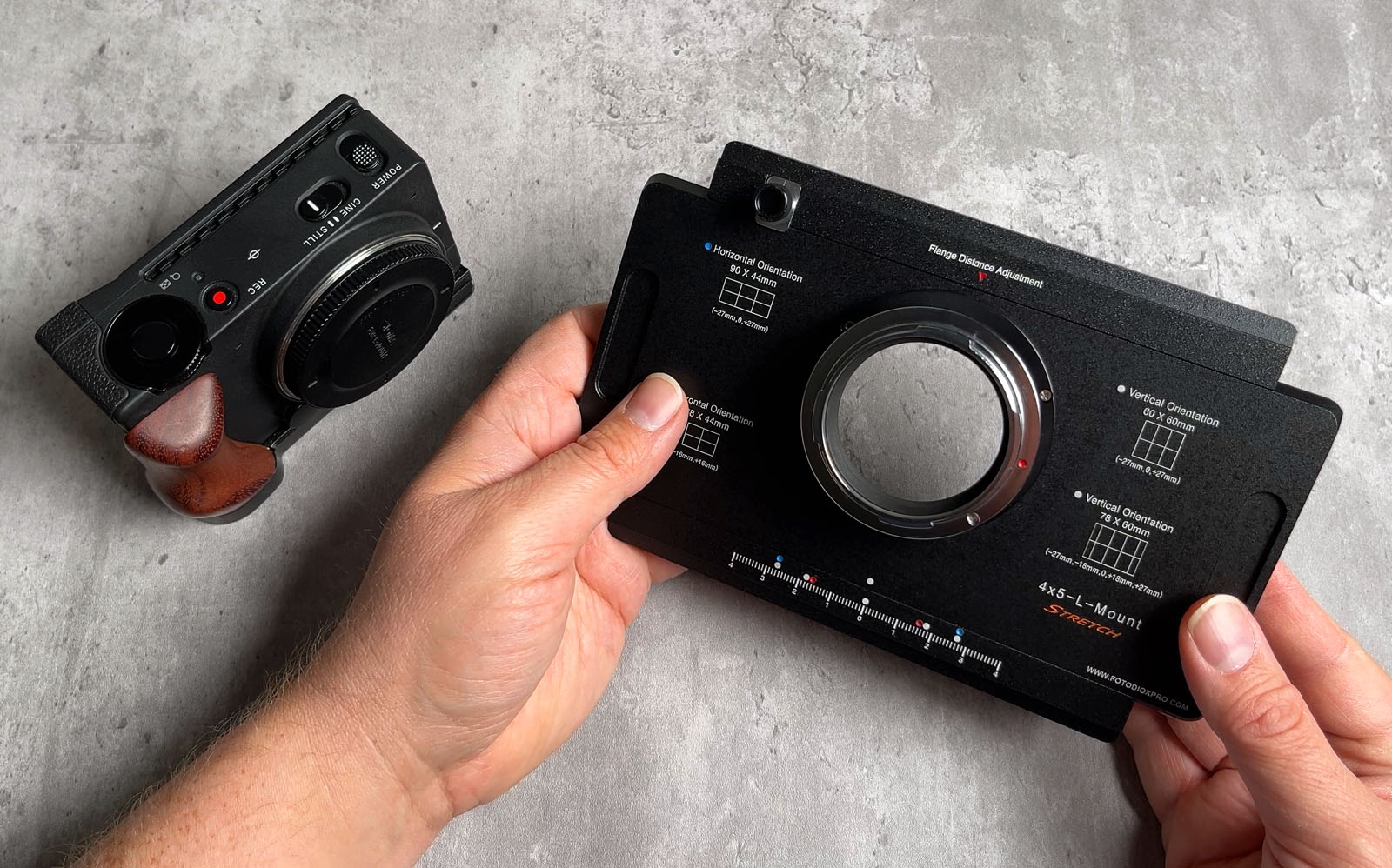 This Adapter Turns an L-Mount Camera Into a Sliding 4x5 Digital Back ...