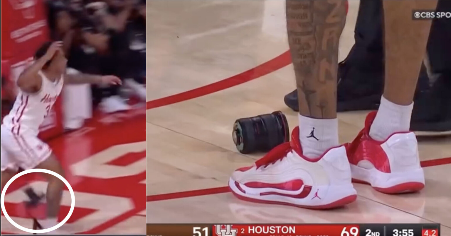 Basketball Player Runs Back onto the Court with Camera Strapped to His ...