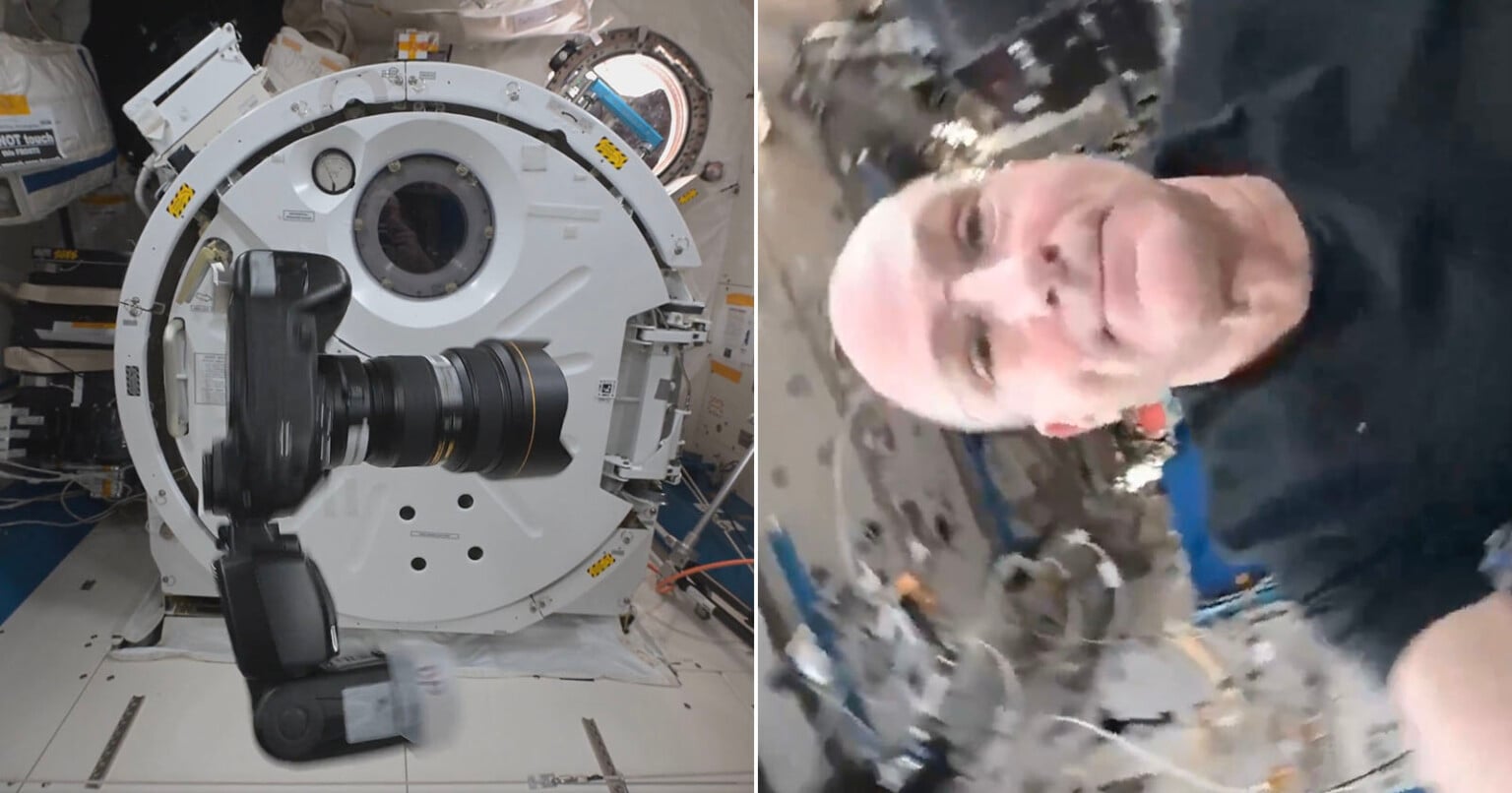 This Floating Camera in Space Demonstrates the 'Dzhanibekov Effect ...