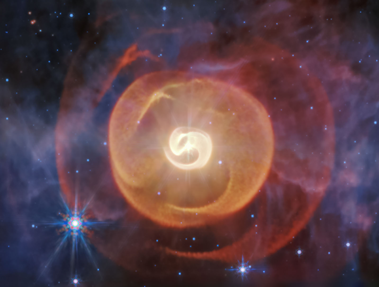 Webb Captures First-of-its-Kind Image of One-of-a-Kind Triple Star ...