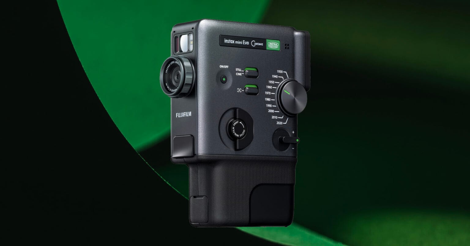 The Instax Mini Evo Cinema Combines Retro-Inspired Video with Instant ...