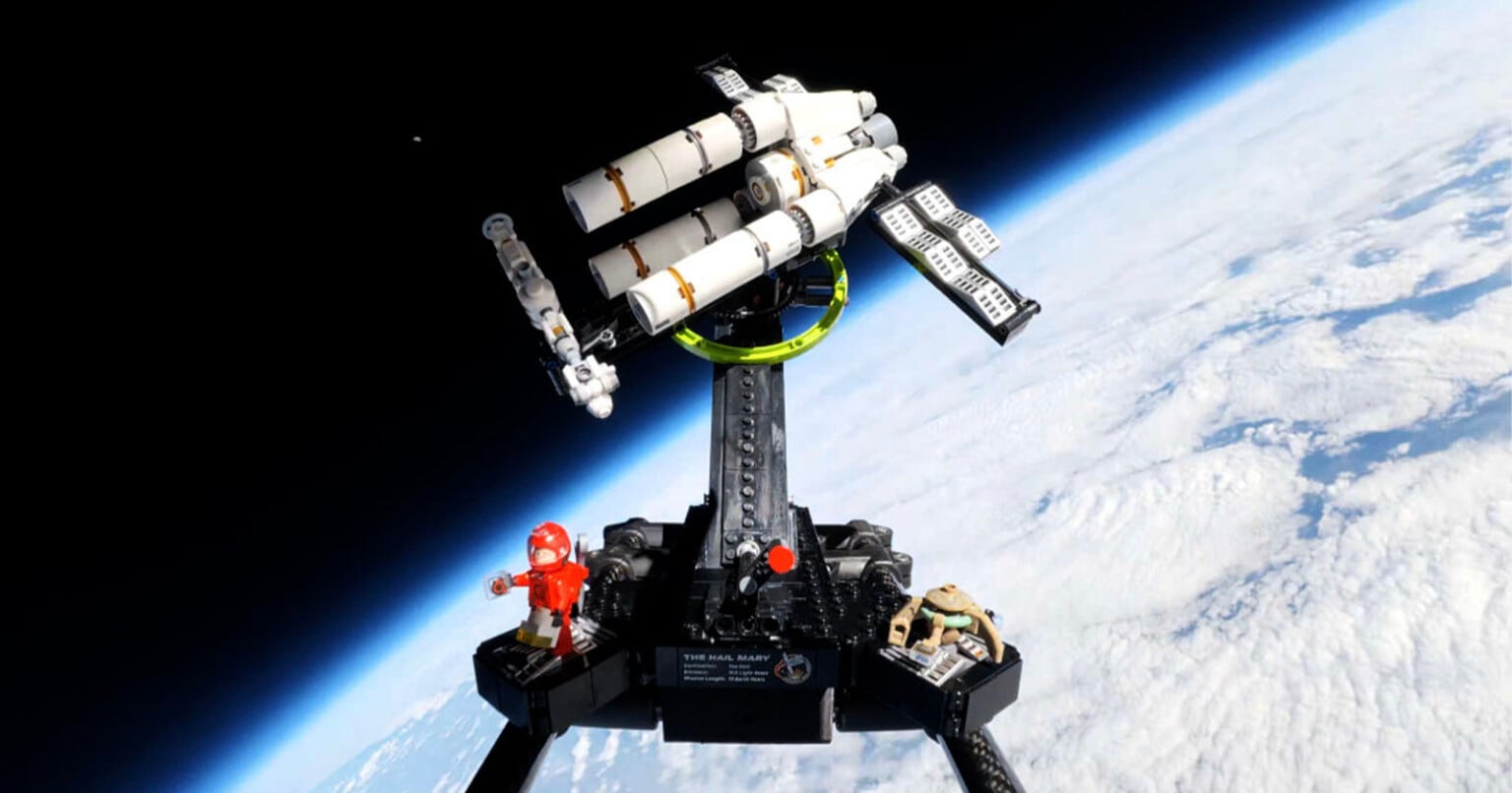 Project Hail Mary Lego Set Photographed on the Edge of Space | PetaPixel