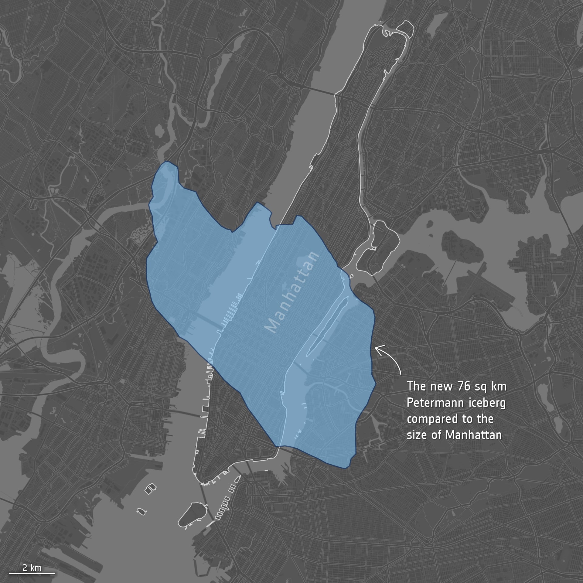 Satellite Images Show Manhattan-Sized Ice Island Breaking Away From ...